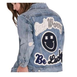 Lucky Brand | Jackets & Coats | Dont Worry Be Lucky Lucky Brand Denim ...